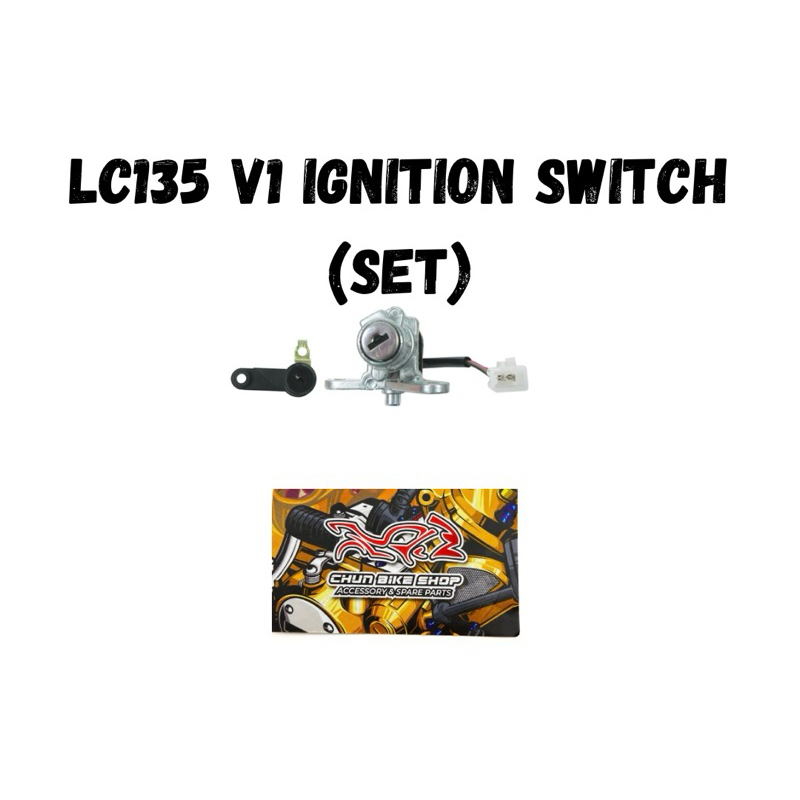 100% ORIGINAL API YAMAHA LC135 V1 LC 135 KEY SET MAIN SWITCH KUNCI LOCK ...