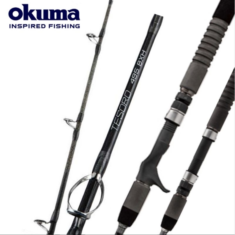 (5'0ft)OKUMA TESORO JIGGING ROD SPINNING FISHING ROD SALTWATER ROD PE 4 ...