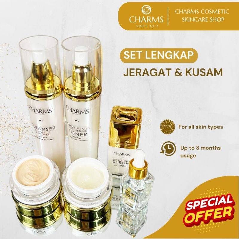 CHARMS SKINCARE - SET LENGKAP JERAGAT & KUSAM (SAIZ BESAR) | Shopee ...
