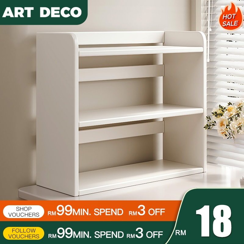 Desktop Rack Book Shelf Book Rack Office Desk Organizer Rak Buku Table ...