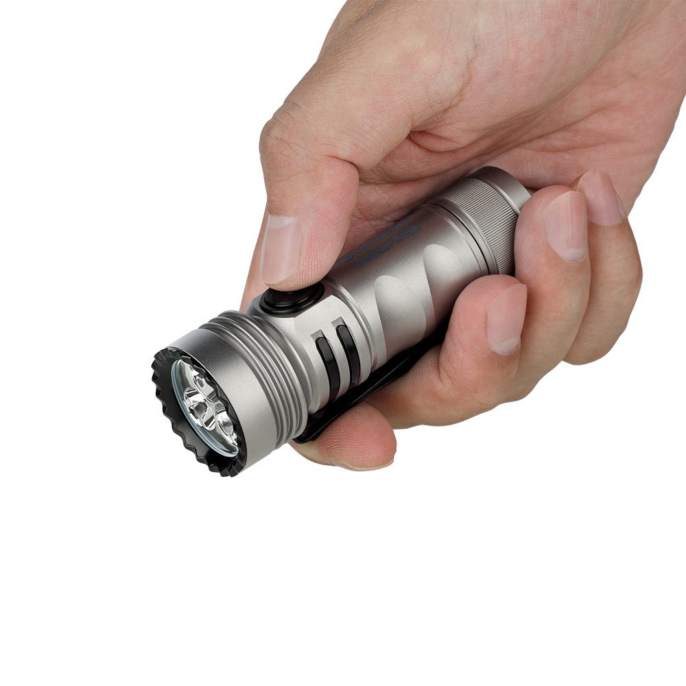 Olight Seeker 4 Mini Titanium EDC flashlight with UV light | Shopee ...