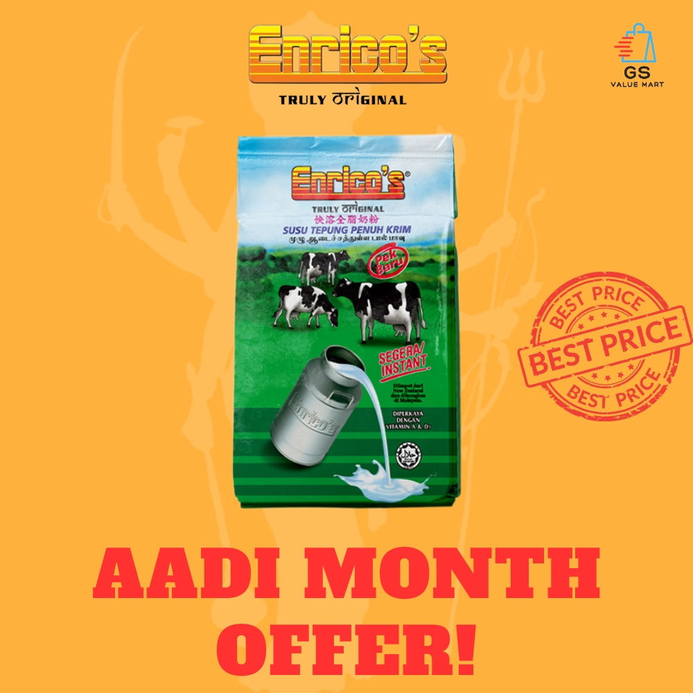 Enrico's Full Cream Milk Powder 1.8kg / Susu Tepung Penuh Krim 1.8kg ...