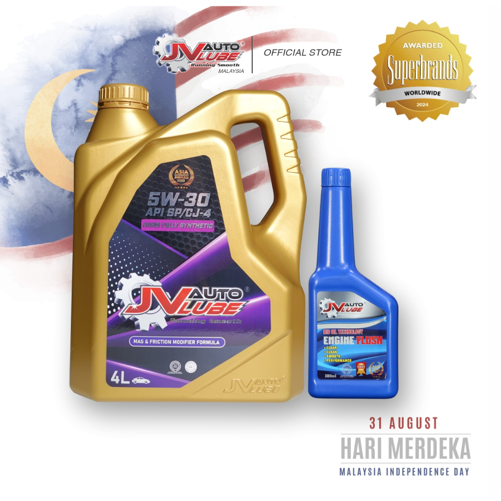 JV Auto Lube Set Engine Oil 5W-30 SP Fully Synthetic 10,000km(4L ...