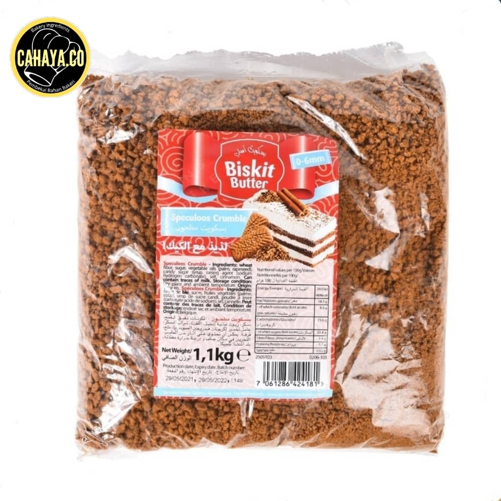 BISKIT Butter Speculoos Crumble (250g/500g/1.1kg) | Shopee Malaysia