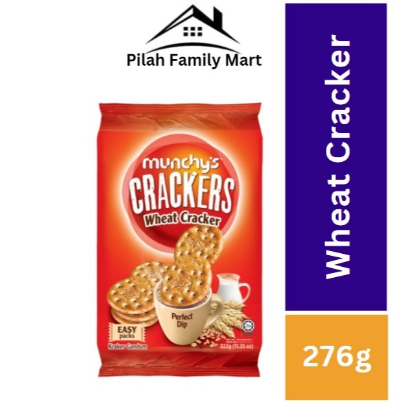 MUNCHYS Wheat Crackers Kraker Gandum 276g | Shopee Malaysia