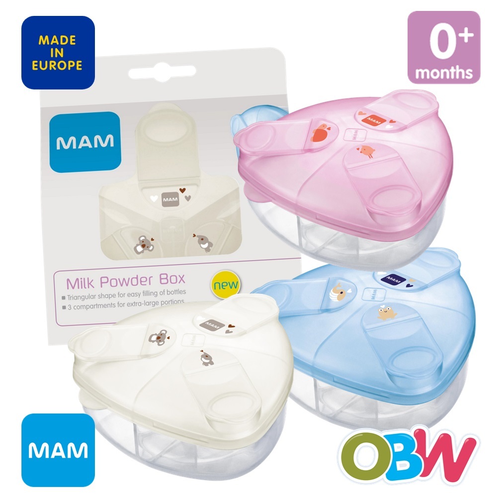 MAM 3 Compartments Milk Powder Storage Box | Formula Milk Powder ...
