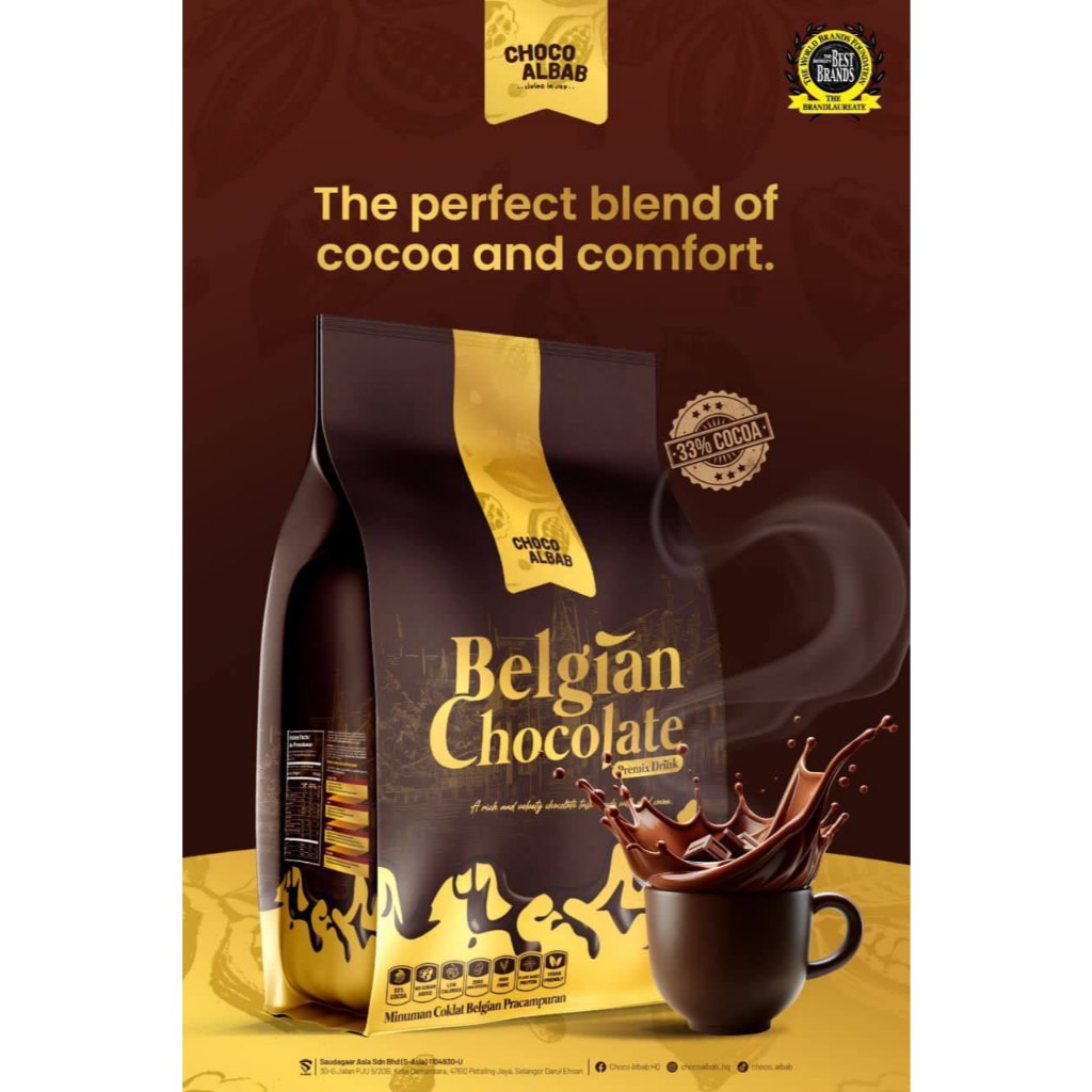 BELGIAN CHOCOLATE DRINK CHOCO ALBAB | HIGH FIBRE, NO SUGAR ADDED (TRIAL ...