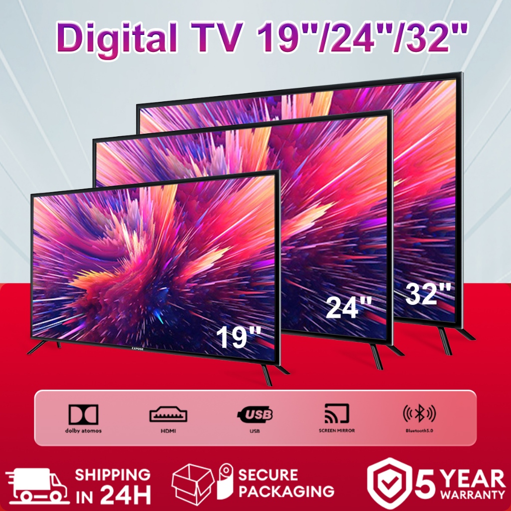Smart Digital TV 19 Inch/22 Inch/ 24 Inch/ 32 Inch With VGA&HDMI&USB ...