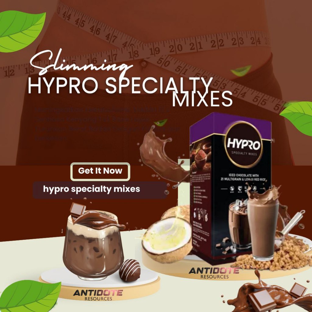 Meal Replacement Hypro Iced Chocolate With 21 Multigrain & Low Gi Red ...