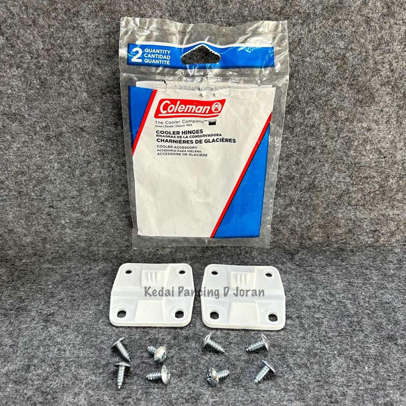 🔥100% ORIGINAL🔥 COLEMAN COOLER REPLACEMENT PLASTIC HINGES AND SCREW SET ...