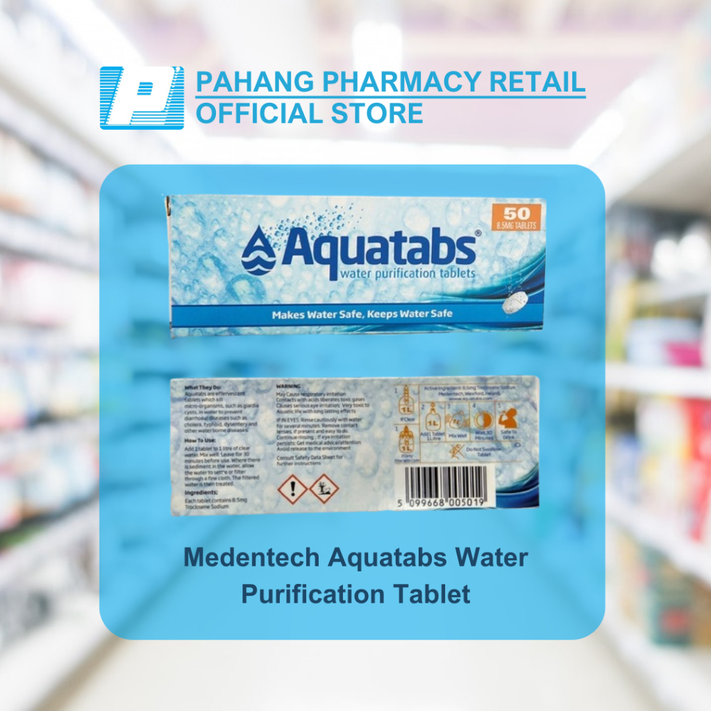 MEDENTECH Aquatabs Water Purification Tablet | Shopee Malaysia