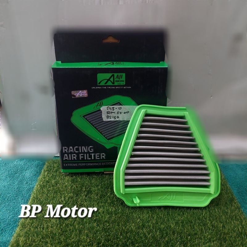 AJI RACING AIR FILTER RS150, LC135, Y15 AIR FILTER AJI RACING | Shopee ...