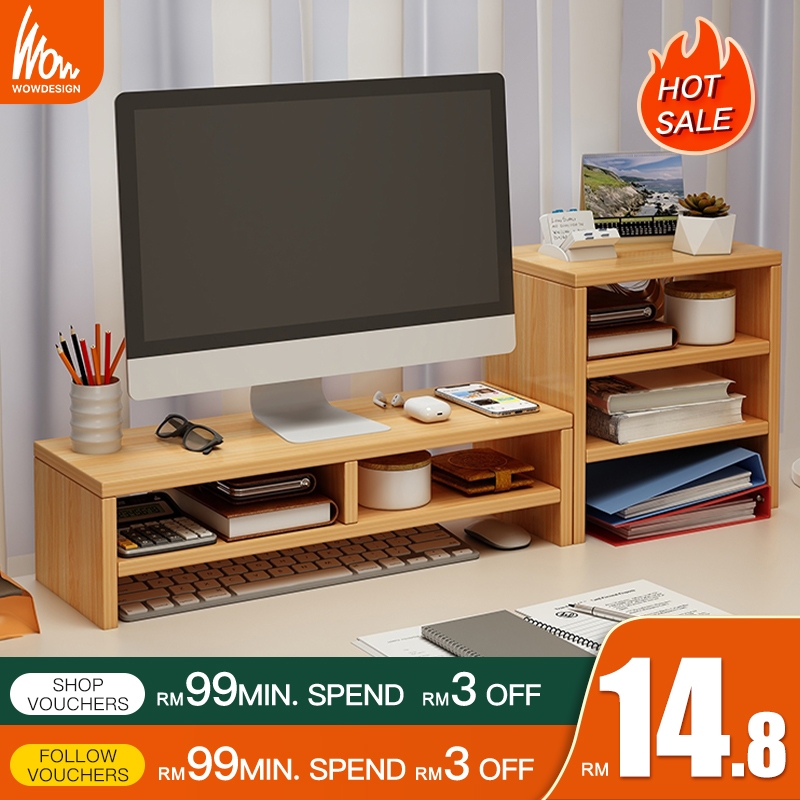 Monitor Stand Computer Monitor Stand Desk Organizer Rack Laptop Stand ...