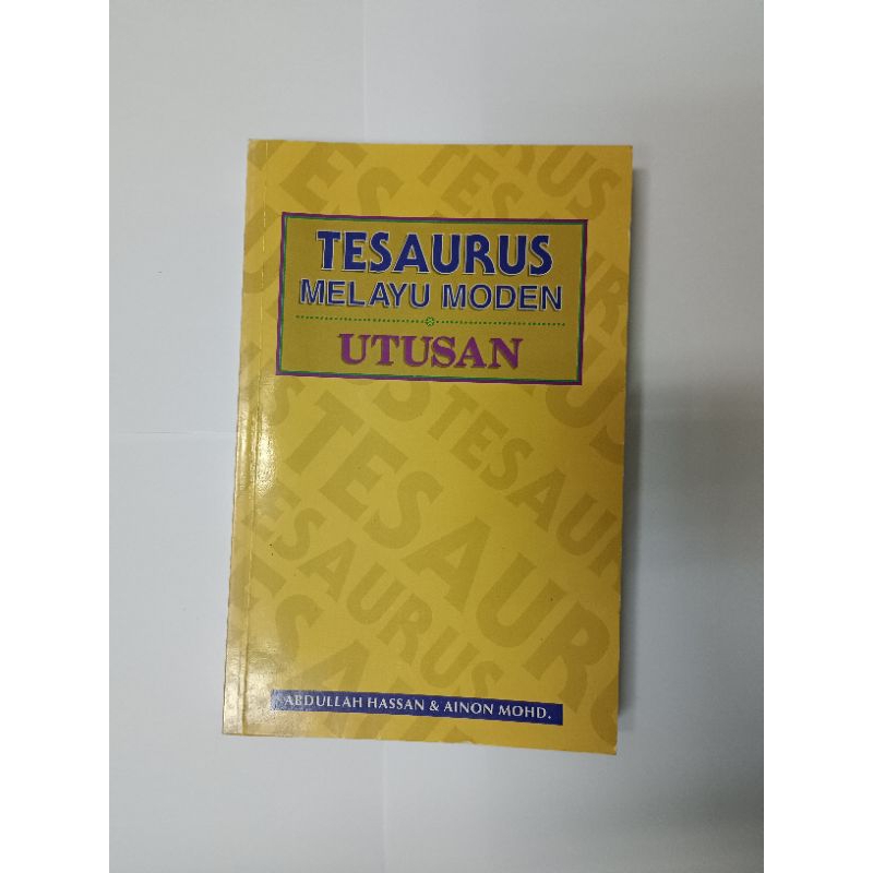 Tesaurus Melayu Moden Utusan (Used Book) | Shopee Malaysia