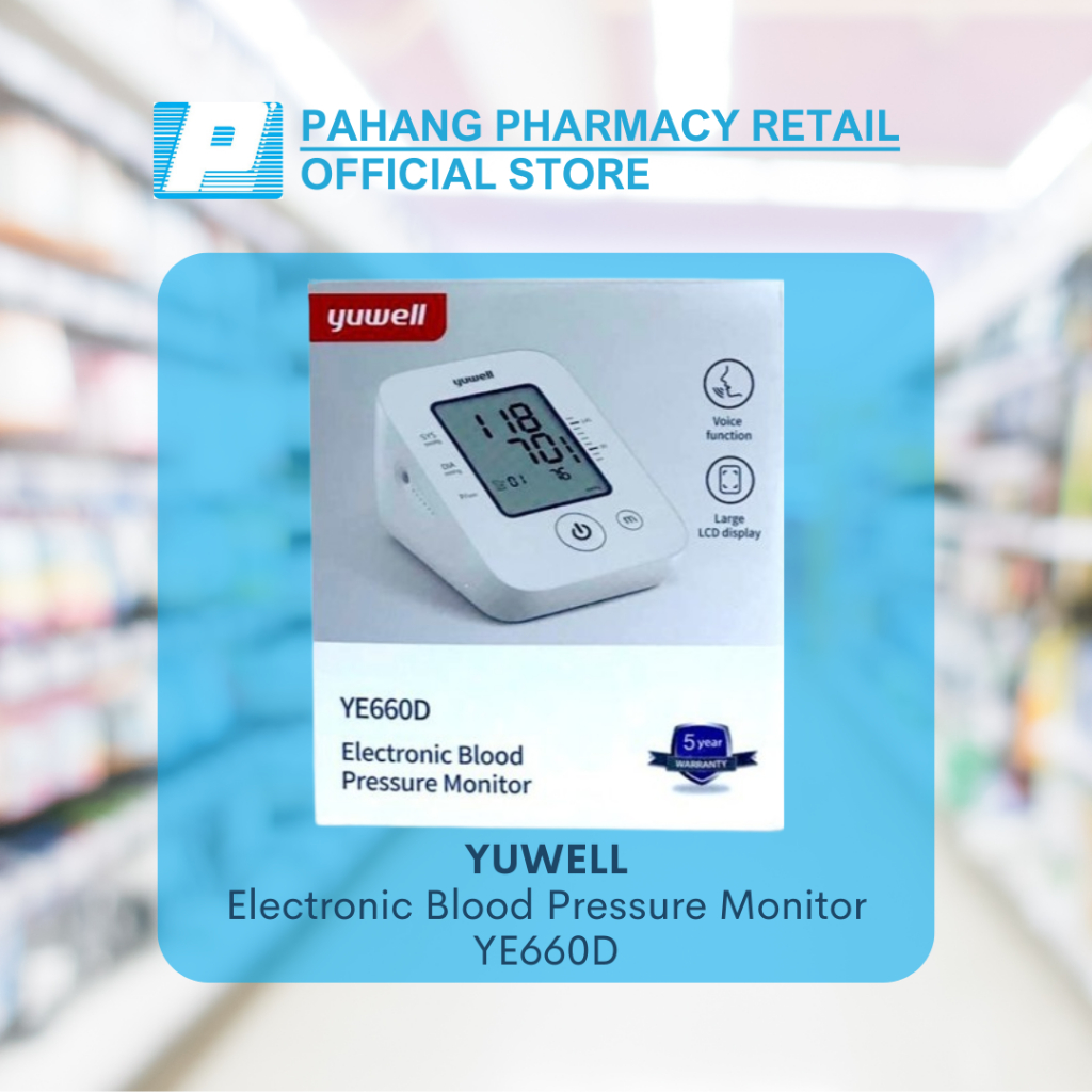 YUWELL Electronic Blood Pressure Monitor YE660D | Shopee Malaysia