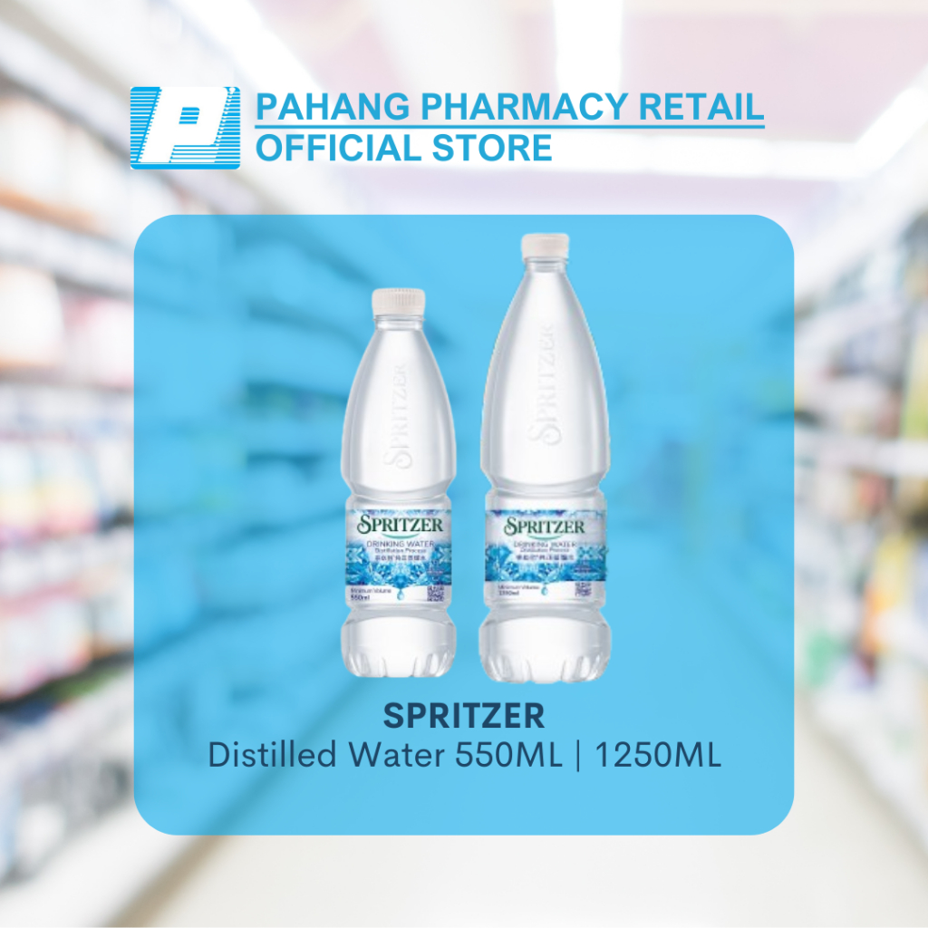 SPRITZER Distilled Water 550ML | 1250ML | Shopee Malaysia