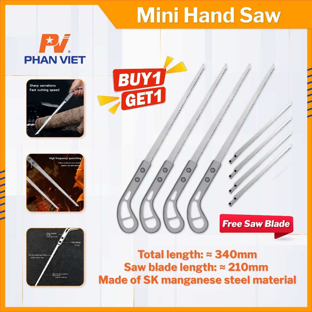 Multi-purpose household hand saw blade, suitable for gardening and DIY ...