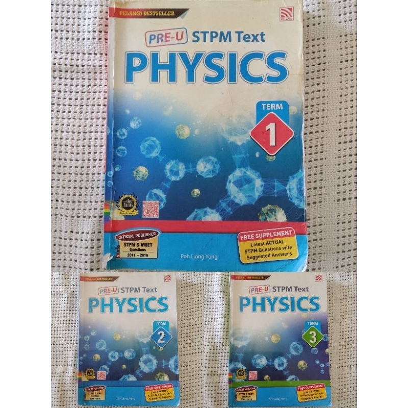 STPM Text Physics Term 1,2&3 Secondhand | Shopee Malaysia