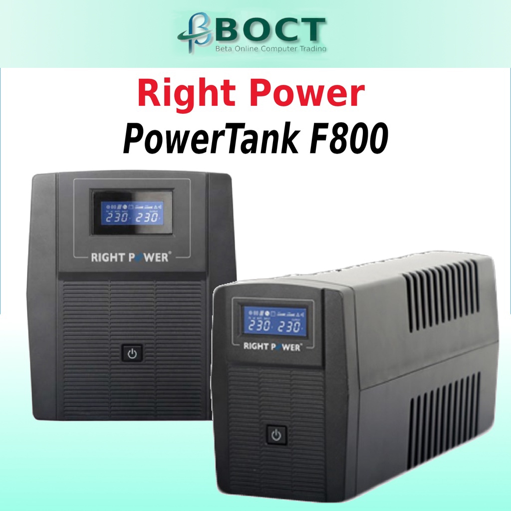 Refurbished Right Power PowerTank UPS F800 with new battery pack ...