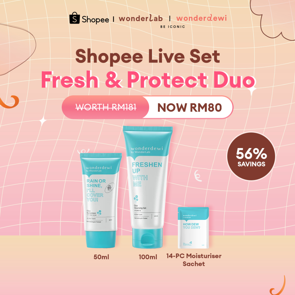 WonderLab Fresh & Protect Duo | Shopee Malaysia