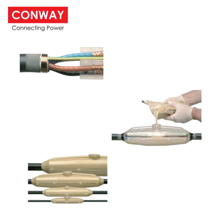 CAST RESIN STRAIGHT JOINT FOR 4-CORE ARMOURED CABLES WITH PVC AND XLPE ...