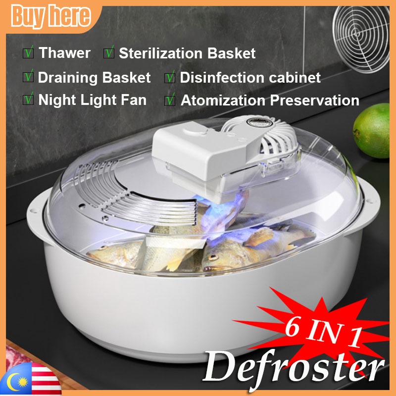 6 in 1 Defroster Multifunctional Thawer Meat Thawing Box USB Charging ...