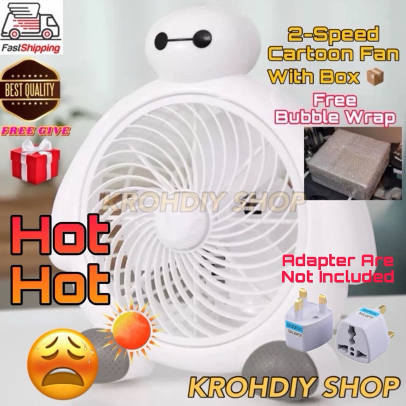 Cartoon Fan Electric Portable Table Fan MINION,Doraemon | Shopee Malaysia