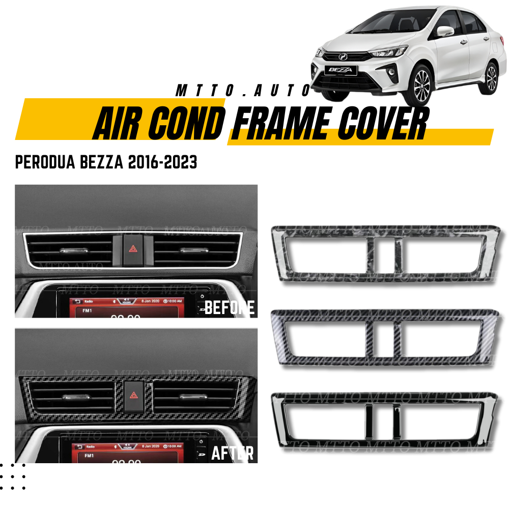 MTTO Perodua Bezza 2016-2022 Interior Car Air Cond Frame Cover ...