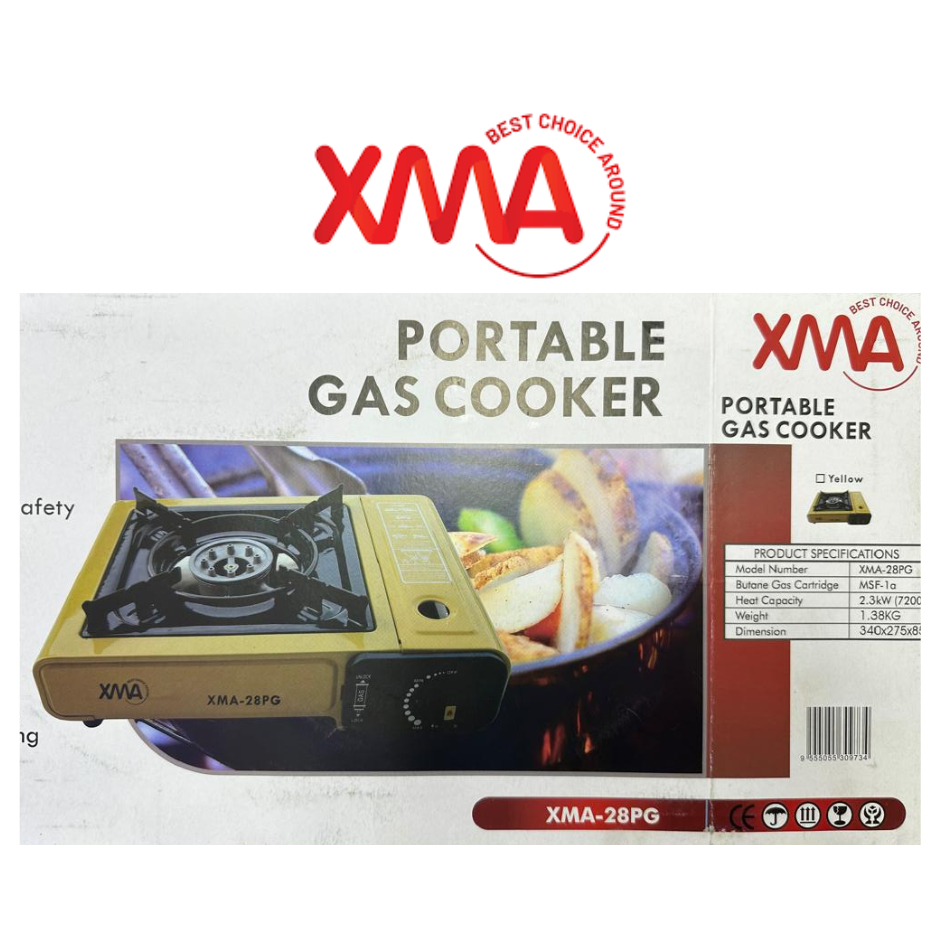 XMA Portable Gas Cooker Stove | XMA-28PG / Homelux Safety Portable Gas ...