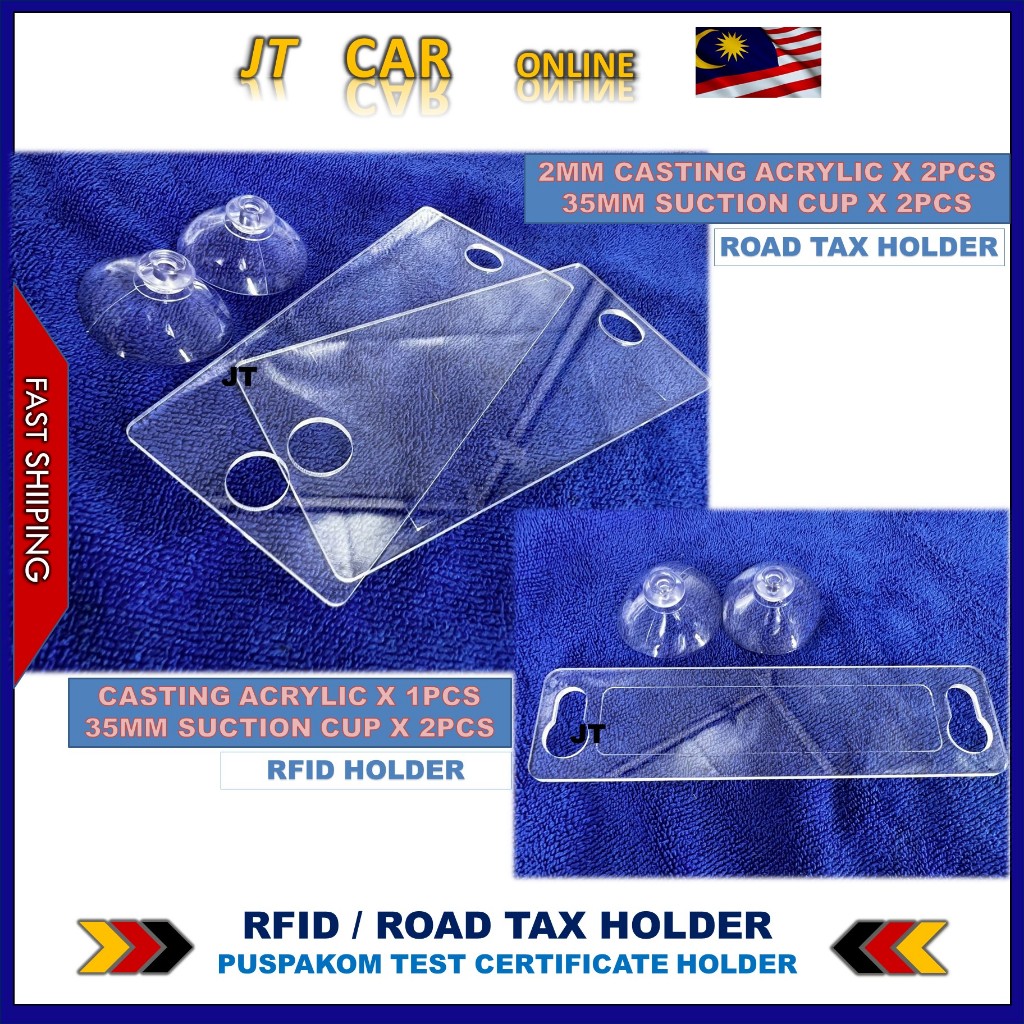 Car Road Tax Sticker Roadtax Holder / RFID TNG Tag Holder Lorry Van Bus ...