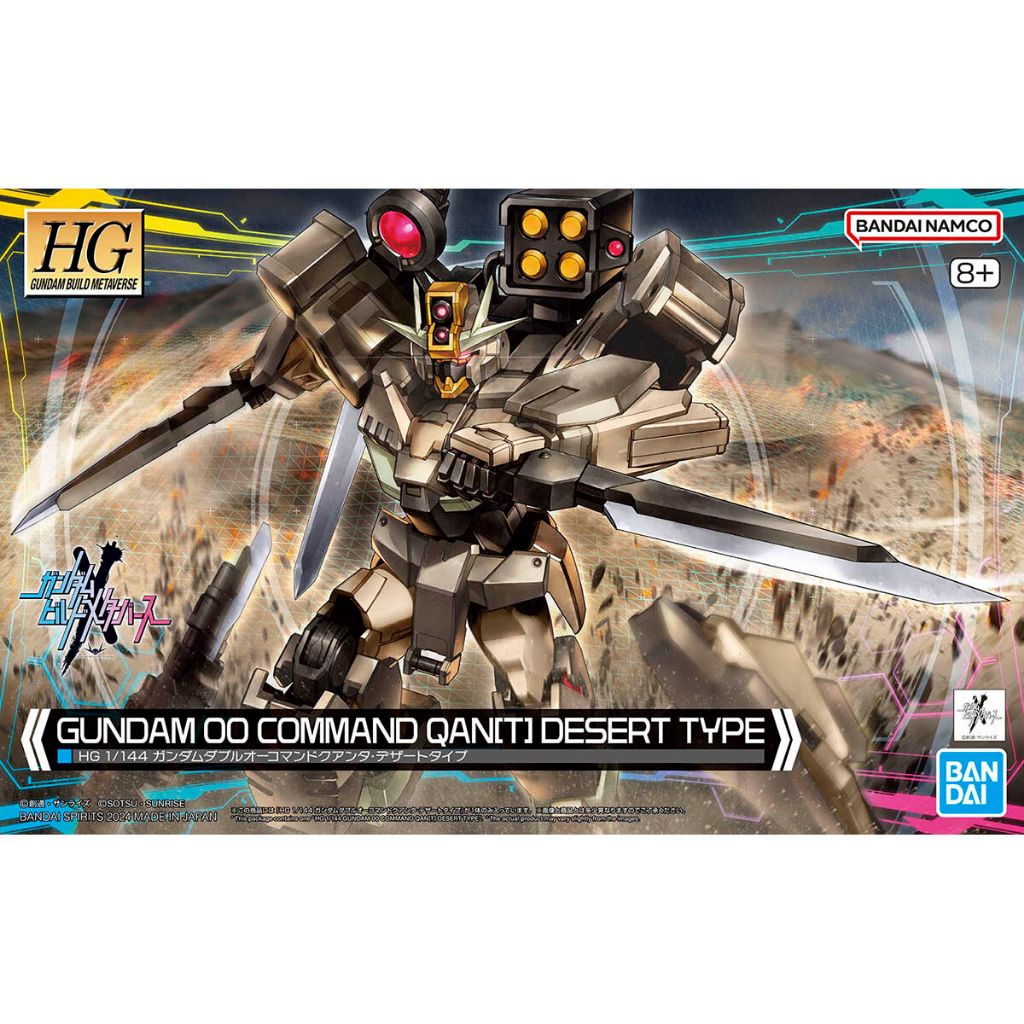 [Bandai] HG 1/144 Gundam Double O Command Quanta Desert Type | Shopee ...