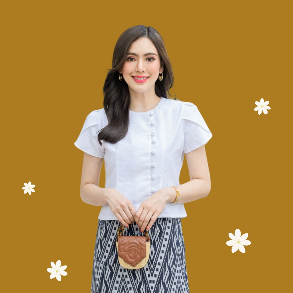 (Ship From KL) Traditional Shirt Lisa Native Northern Thailand Women ...