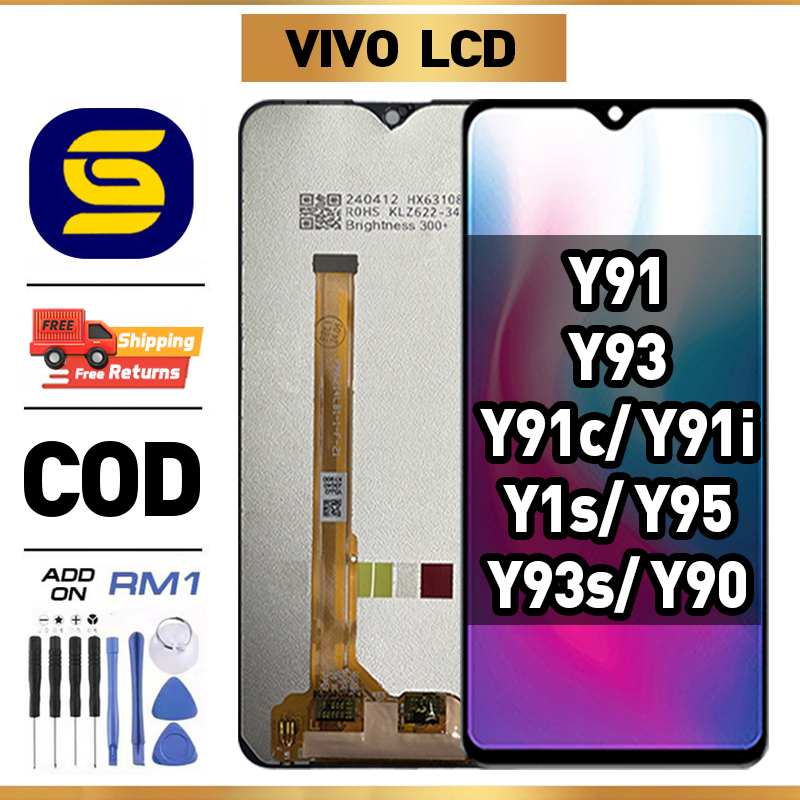 LCD VIVO Y91/ Y91c/ Y91i/ Y93/ Y93s/ Y1s/ Y95/ Y90 Compatible For Glass Original Touch Screen ...