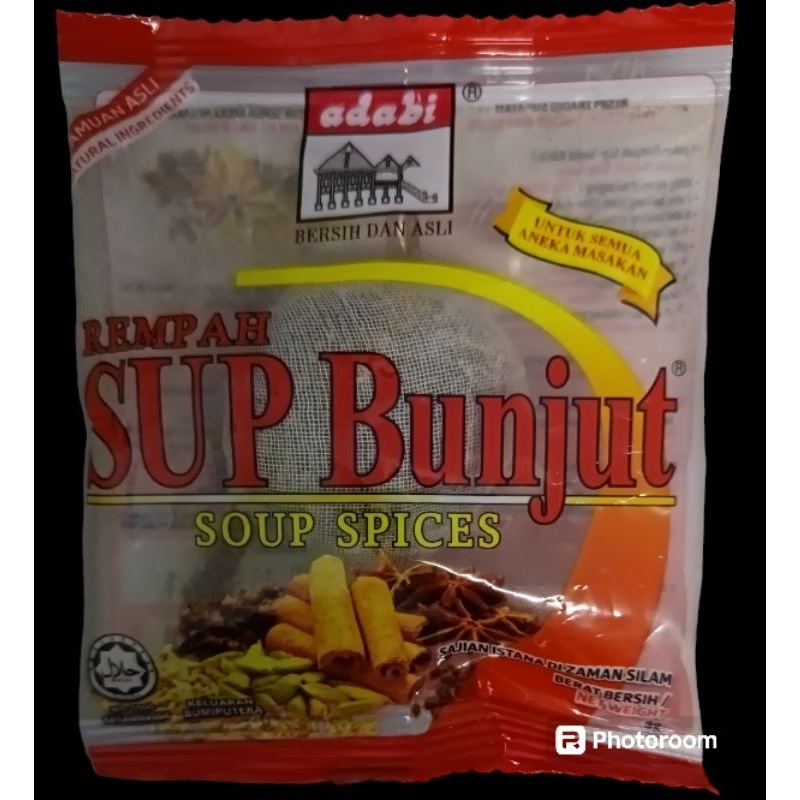 ADABI REMPAH SUP BUNJUT 8g | Shopee Malaysia