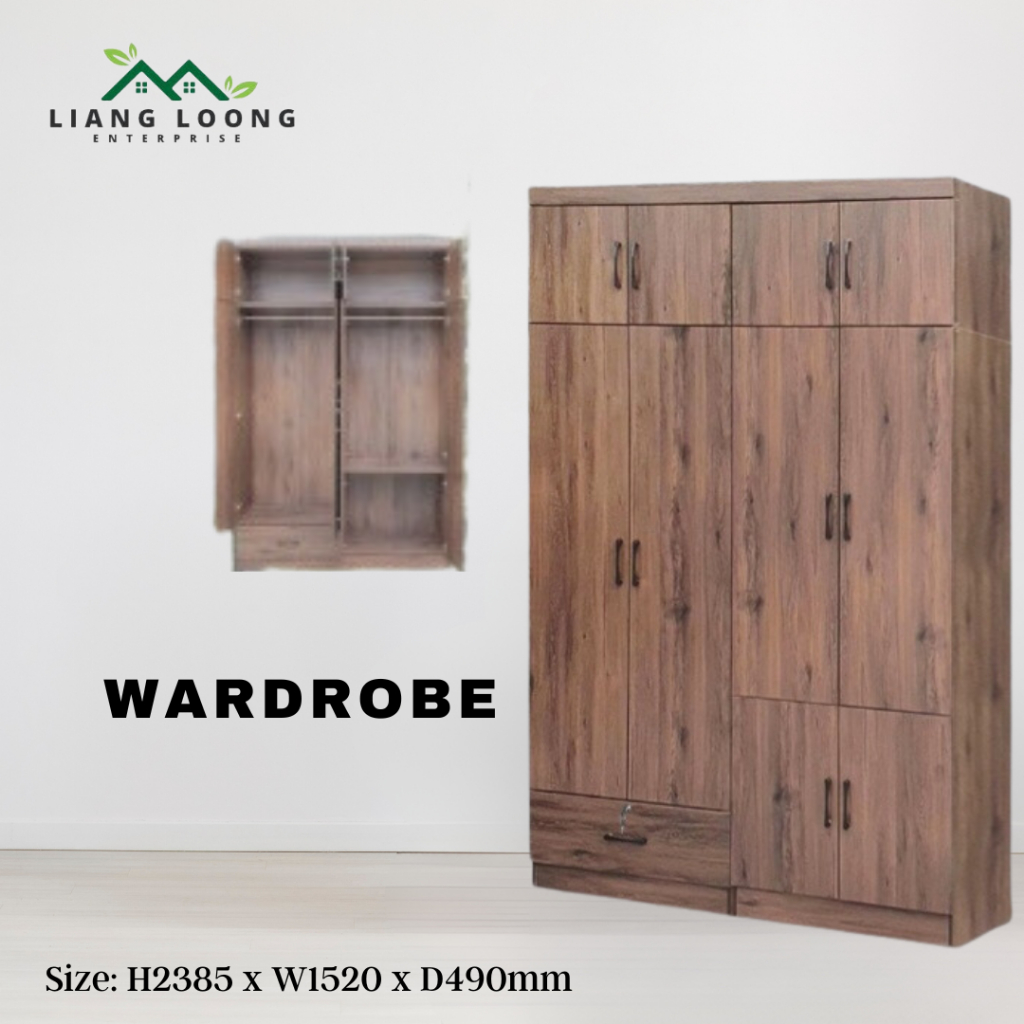 Wardrobe | Almari Baju | Kabinet Baju | Closet | Almari Besar | Almari ...