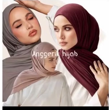 Shawl cotton jersey shawl malas shawl pinless shawl Ironless | Shopee ...