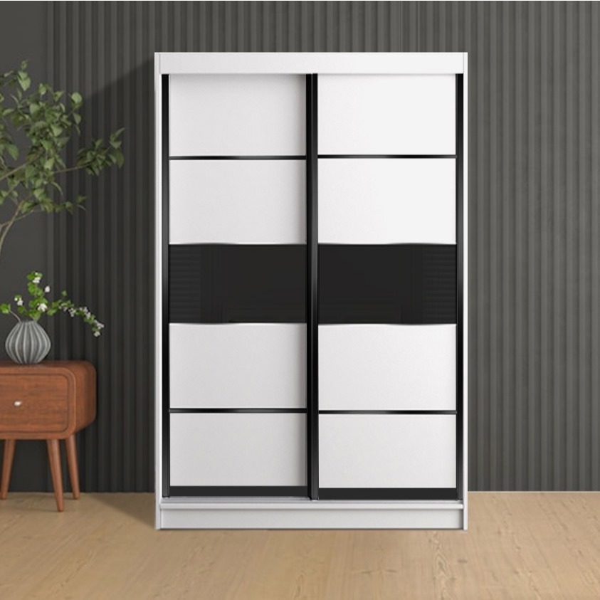 🔥LOWEST PRICE🔥Sliding Wardrobe/ Almari Baju/ 衣橱/ Anti Jump, 5x8/ 6x8/ 8x8, Free Installation ...