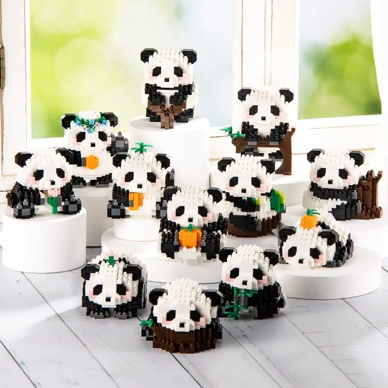 🔥 Ready Stock 🔥 Cute Panda Lego Educational Assembling View Toys For ...