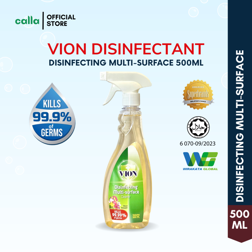 VION Anti-bacteria Disinfectant Spray: Household Disinfecting Multi ...