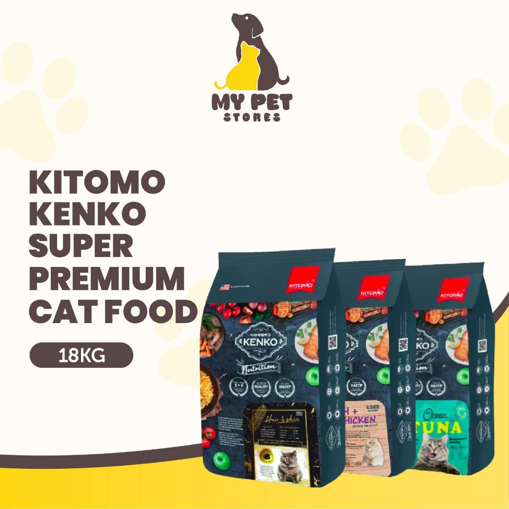 Kitomo Kenko Nutrition Super Premium Dry Cat Food 18kg (Fish & Chicken ...