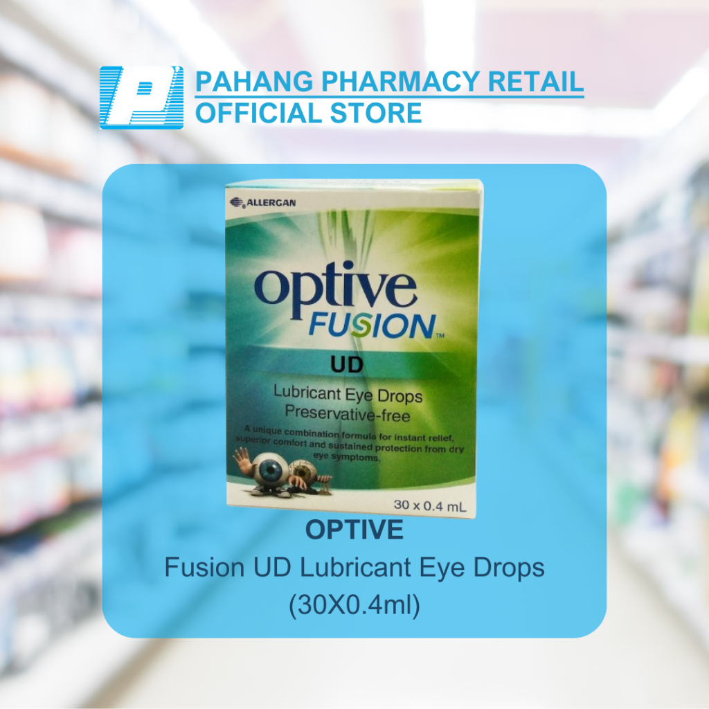 OPTIVE Fusion UD Lubricant Eye Drops (30X0.4ml) | Shopee Malaysia