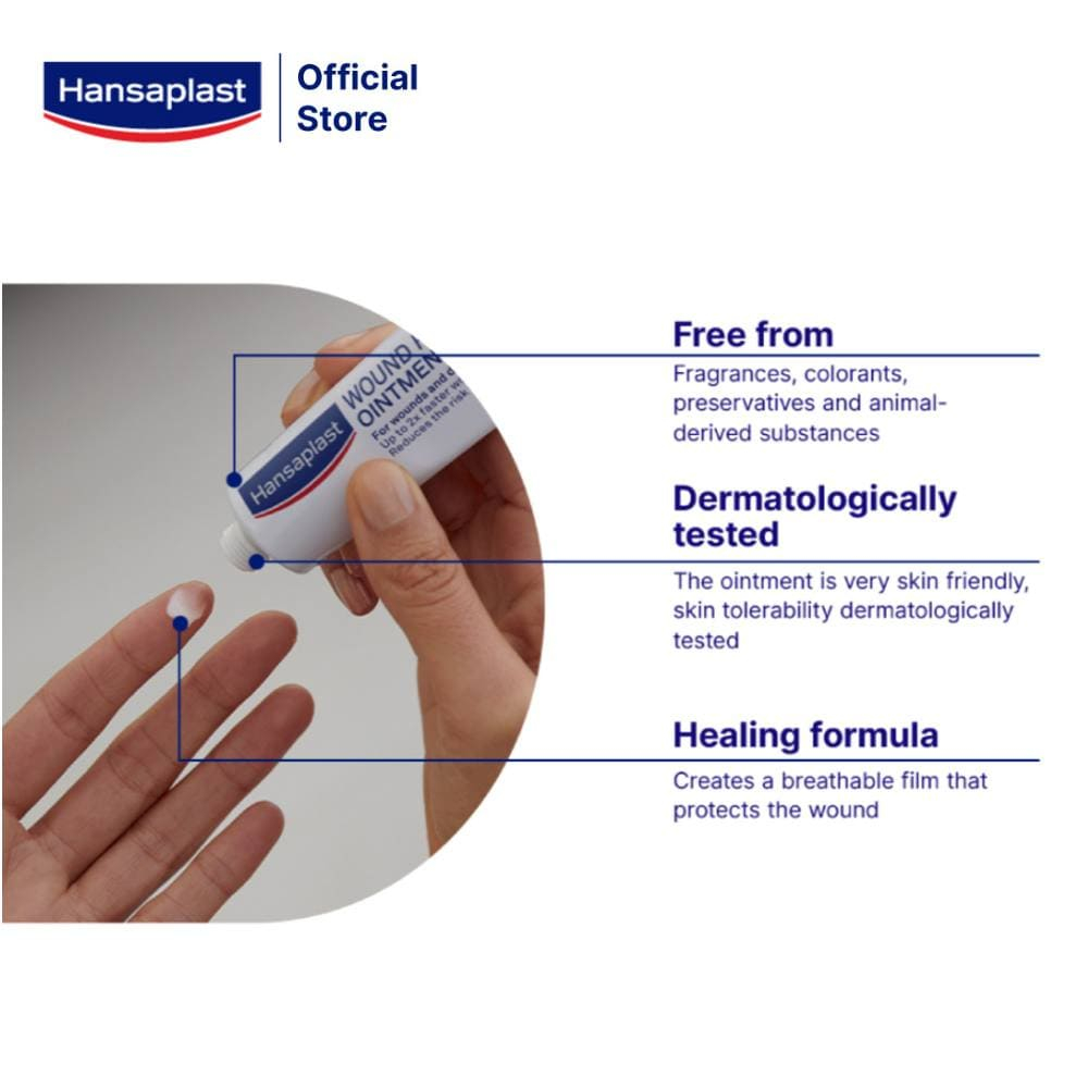 Hansaplast Wound Healing Ointment Reduce Scar/Fragrance-free/No ...