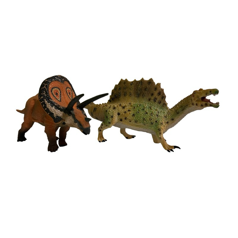 Torosaurus With Spinosaurus Walking Figurines - Collecta | Shopee Malaysia