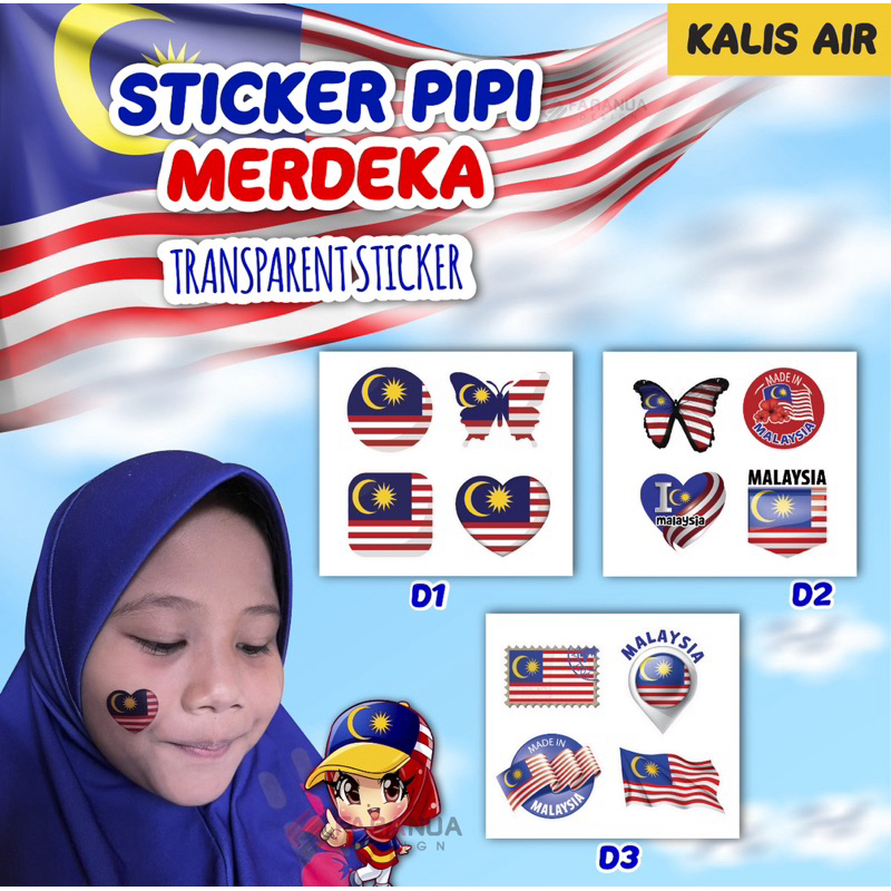 STICKER PIPI MERDEKA KALIS AIR TRANSPARENT STICKER | Shopee Malaysia