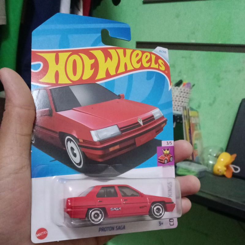 HOTSWHEELS Limited Edition Saga Merah | Shopee Malaysia
