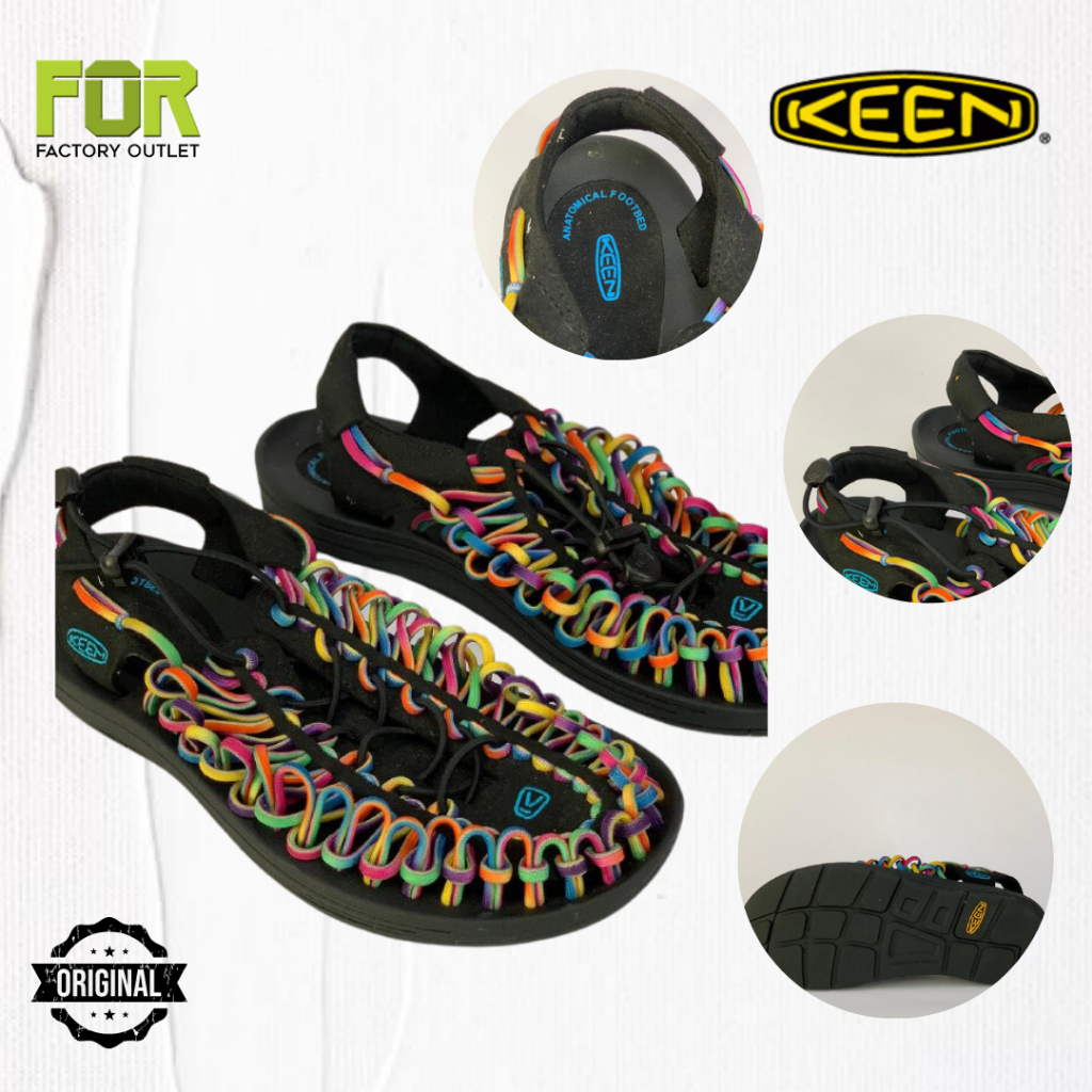 KEEN Uneek Original Rainbow sandals Men and Women (Unisex) Outdoor Shoes, Beach Shoes, Hiking ...