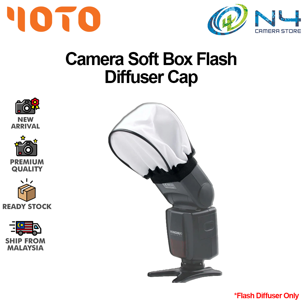 FOTO Universal Camera Softbox Flash Diffuser For DSLR Camera Flash ...