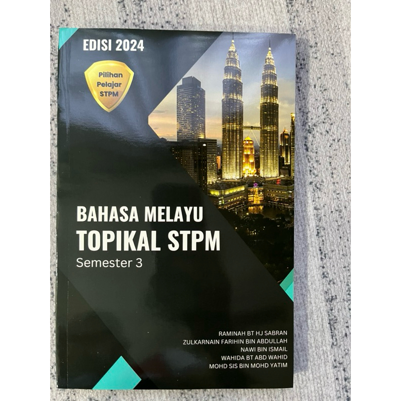 Buku STPM BM Topikal semester 3 Edisi 2024 | Shopee Malaysia