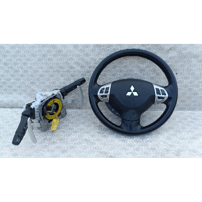 JDM MITSUBISHI LANCER INSPIRA FULL BUTTON STEERING WHEEL WITH CLOCK ...