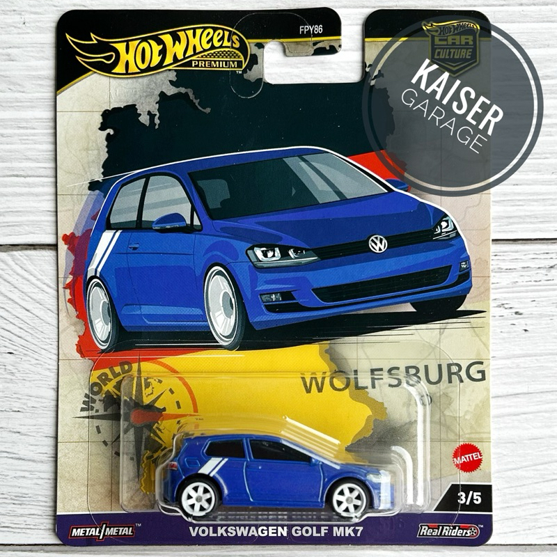 Hot Wheels Premium WORLD TOUR : Volkswagen Golf MK7 | Shopee Malaysia